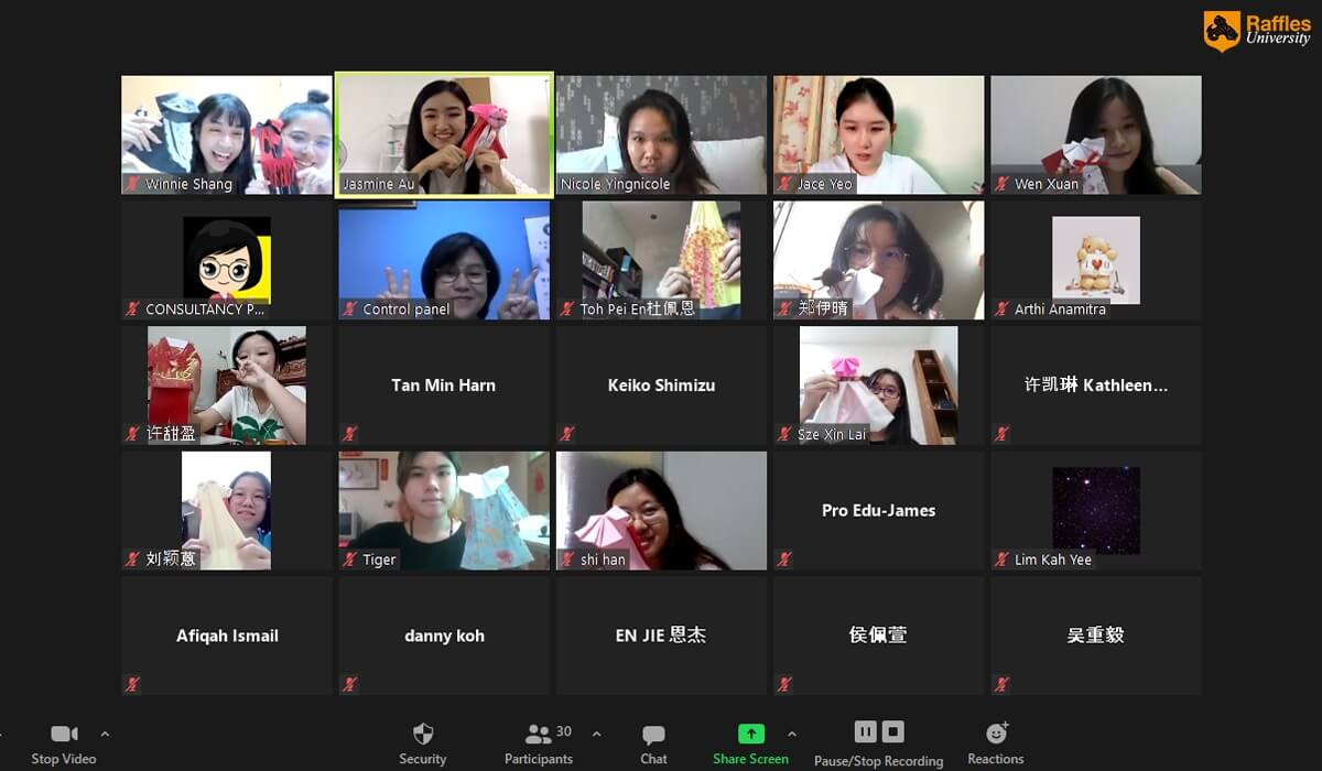 Fashion Angpao Workshop - Raffles University