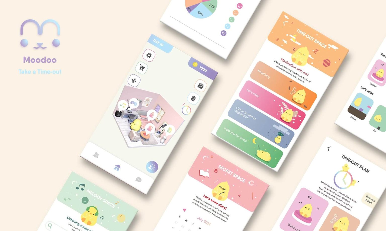 Mood Space: Take A Time Out | Graphic Design - Raffles University