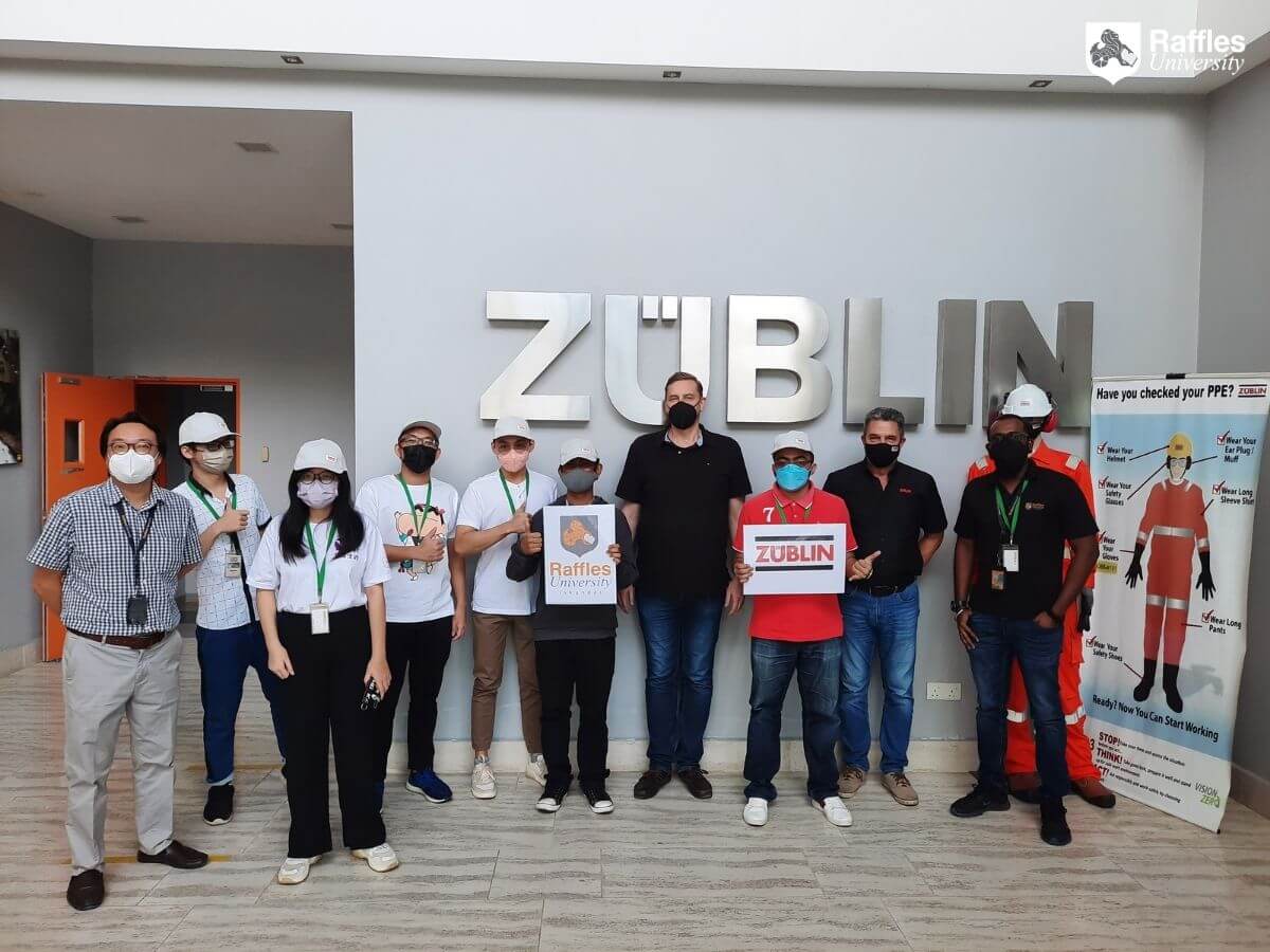 BSM FieldTrip to Zublin Precast Industries - Raffles University