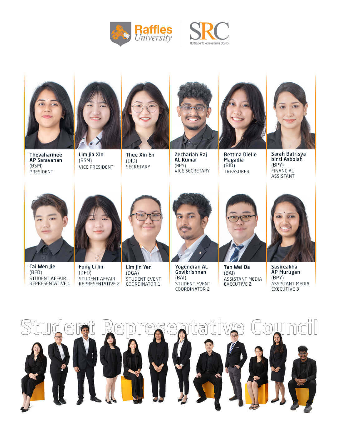 Raffles University Student Representative Council 2022/2023 - Raffles University