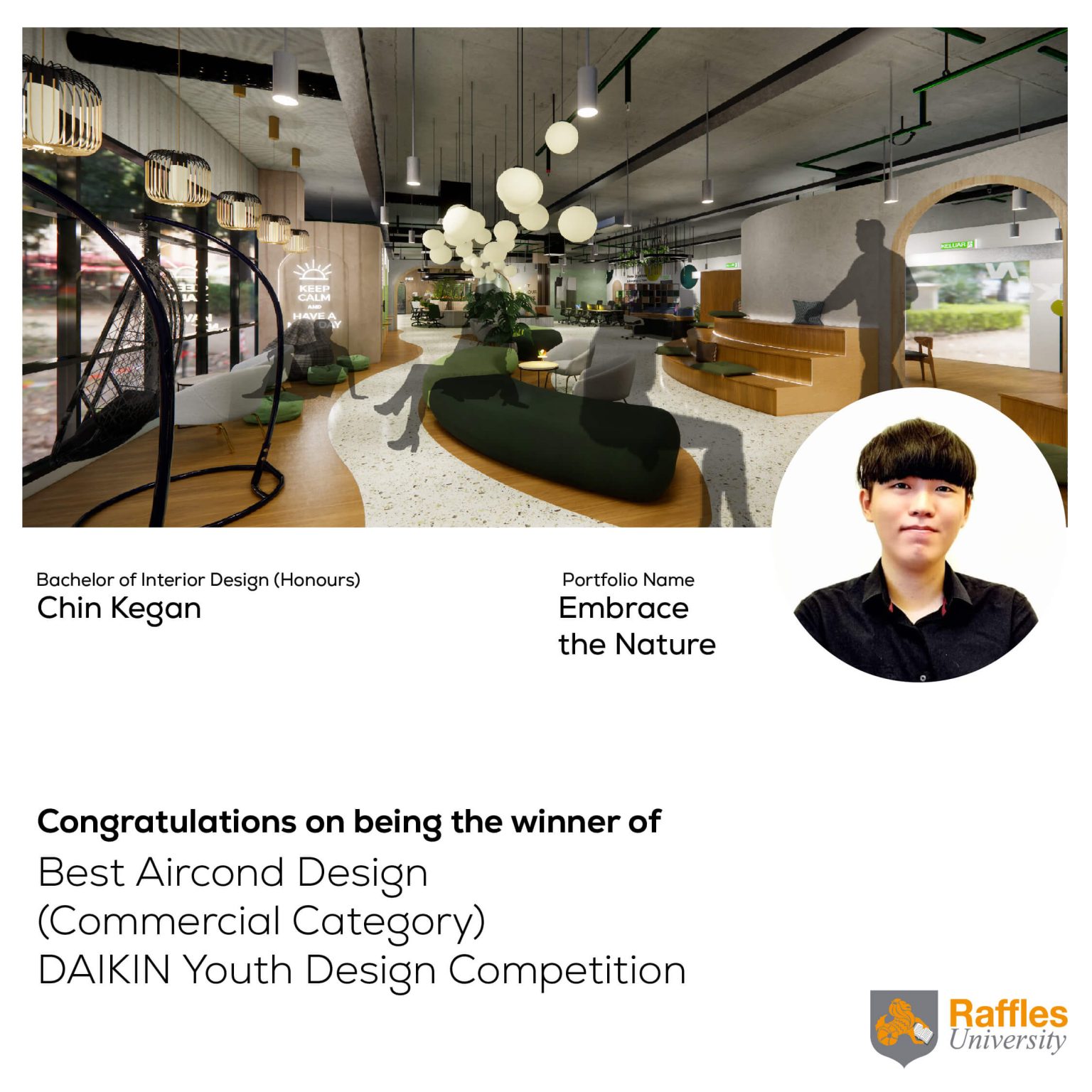 Best Aircond Design in Daikin Youth Design Competition - Raffles University