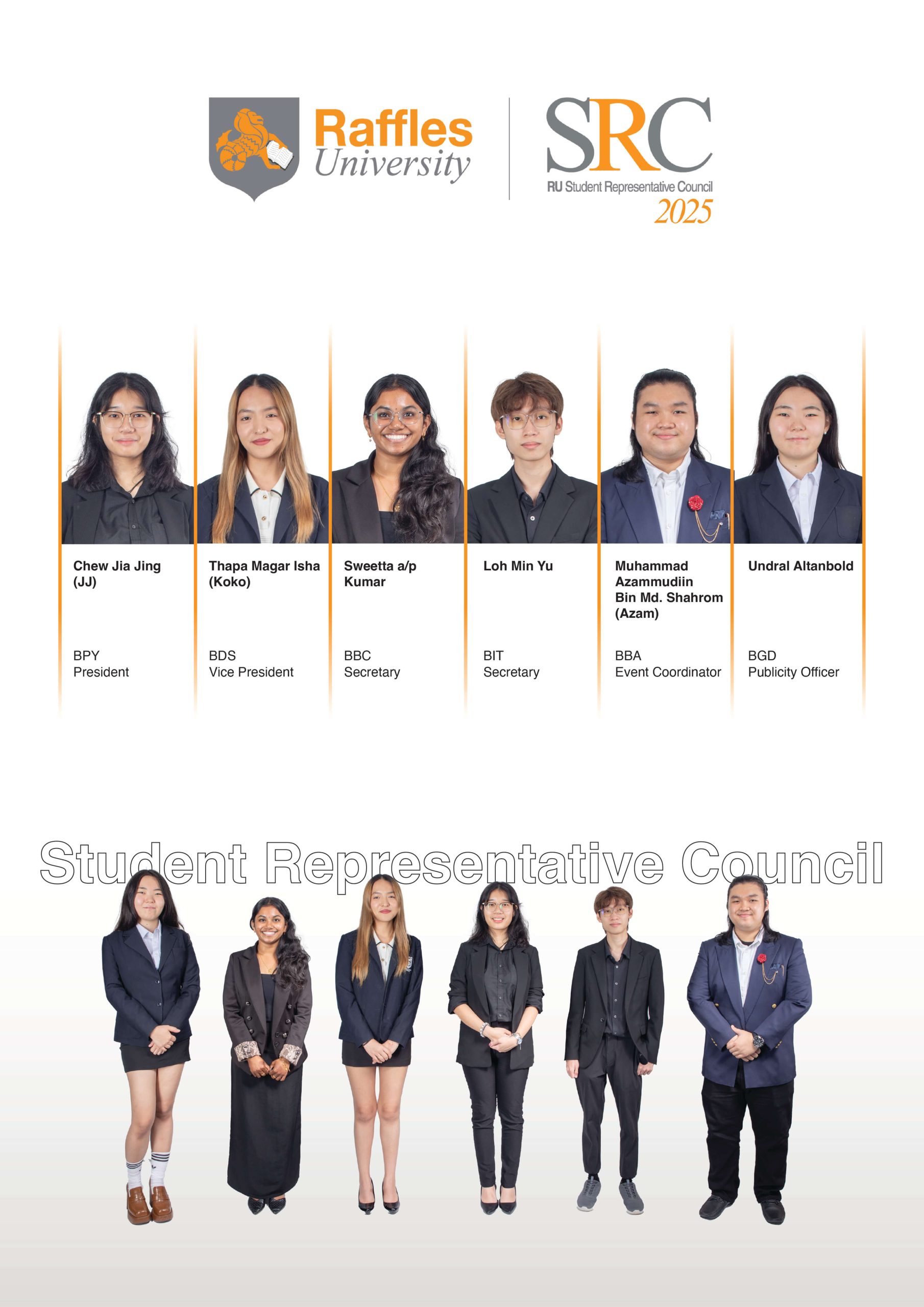 Meet the New Student Representative Council 2024/2025 - Raffles University